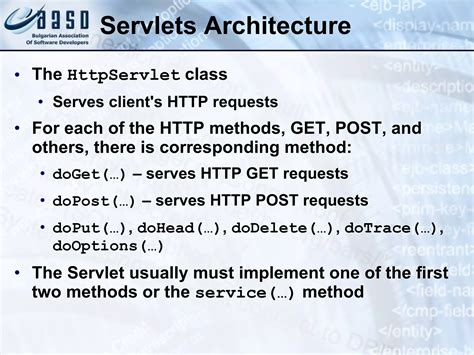 java servlets ppt web development internet