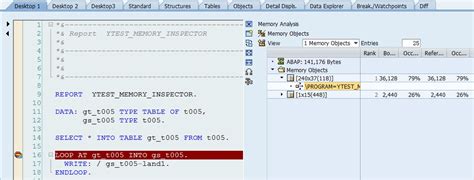 Solved Memory Analysis Issue Via Tcode Smemoryinspector Sap Community