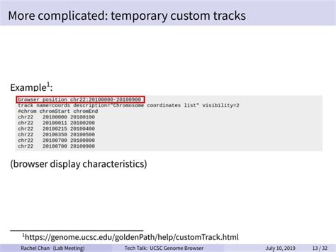 Tech Talk Ucsc Genome Browser Pdf Genetics Science