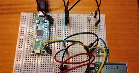 raspberry pi picoで温度センサー