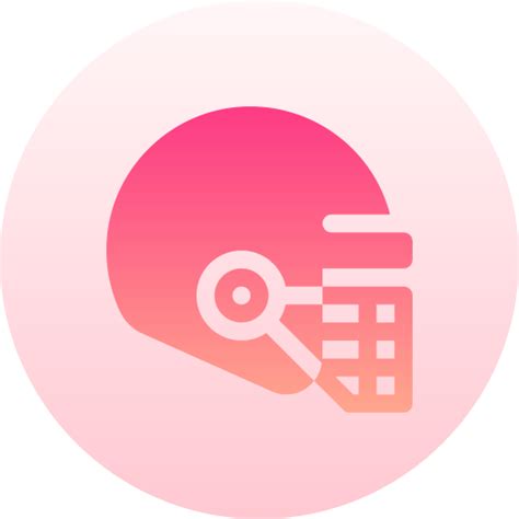 Helmet Basic Gradient Circular Icon Helmet Basic Gradient Circular Icon