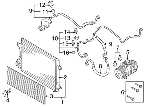Condenser Compressor And Lines For 2013 Volkswagen Jetta Vwpartscenter
