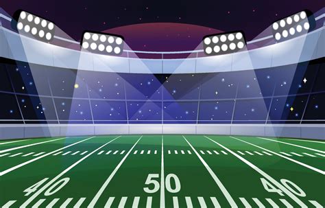 American Football Field Background Free Hd Wallpaperfootball Field