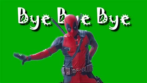 Deadpool And Wolverine Bye Bye Bye Nsync Green Screen Dance