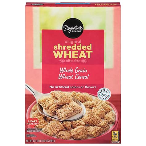 Signature Select Cereal Shredded Wheat Bite Sized 164 Oz Pavilions