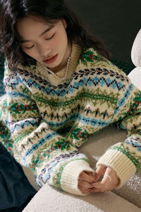 쿠오세 페어 아일 스웨터 위시버킷