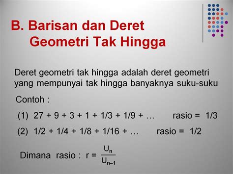 Detail Contoh Deret Geometri Tak Hingga Koleksi Nomer 33