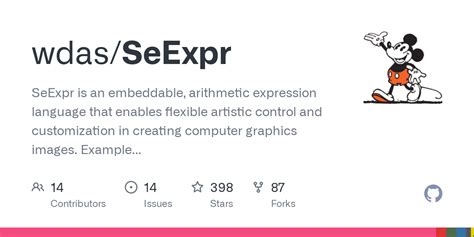 GitHub Wdas SeExpr SeExpr Is An Embeddable Arithmetic Expression Language That Enables