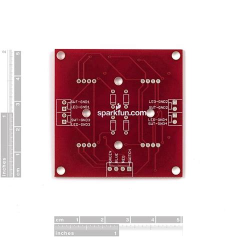 Sparkfun Button Pad 2x2 Breakout Pcb Opencircuit