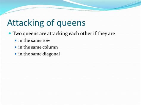 Ppt The N Queens Problem Powerpoint Presentation Free Download Id