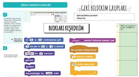 6 Sınıf Bilişim Teknolojileri ve Yazılım Dersi 2 Dönem 10 Hafta Ders Akışı ve Materyalleri