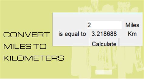 Convert Miles To Km Program In Python