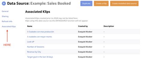 Finding Klips That Use The Same Data Source Klipfolio Help Center