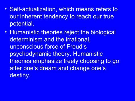 Humanistic Theory 7th Hour Group A Ppt
