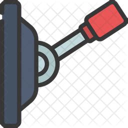 Pull Lever Icon Download In Colored Outline Style