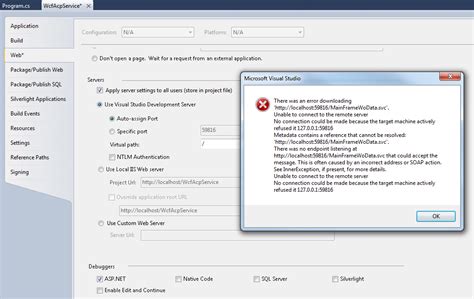 wcf and 127 0 0 1 vs localhost stack overflow