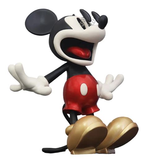 Morstorm Scared Mickey Mouse Figure 3dretro