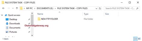 Ssis Ftp Task Create Local Directory