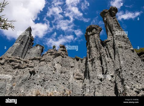The Putangirua Scenic Reserve Or Pinnacles An Area Of Eroded Gravel