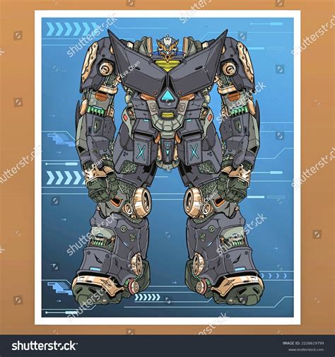Huge Hitech Robot Made Arms Body Stock Illustration 2226619799 Shutterstock