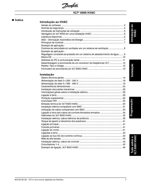 Danfoss Vlt 6000 Manual Pdf Pdf Rede Elétrica Retificador Danfoss Vlt 6000 Manual Pdf Pdf Rede Elétrica Retificador