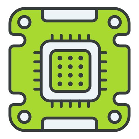Processor Circuit Information Chip Microprocessor Icon Download On Iconfinder
