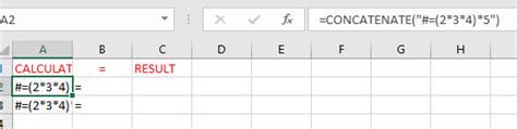 Excel Calculation In One Cell Result In Another Stack Overflow