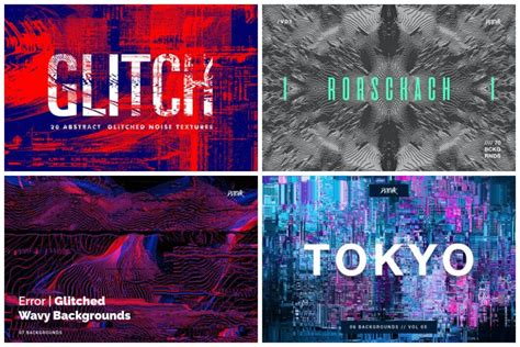 270 Unique Glitch Overlays For Your Design Projects Hipfonts