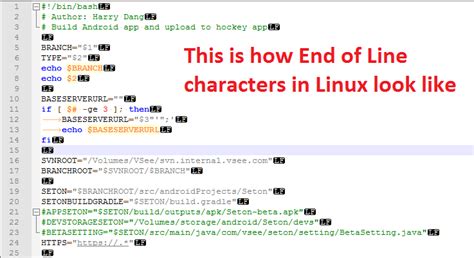 Convert Windowss End Of Line Characters Into Unix And Vice Verse