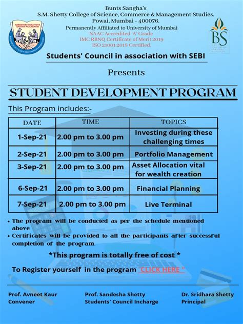 Student Development Program Pdf
