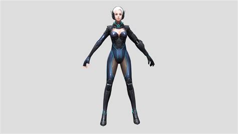 Saibo Super Girl Download Free 3d Model By Long Nguyễn Longnguyen89