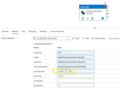 Copy Data Activity Import Csv Issue When Line Feeds Are Mixed In Column Data And Conflict With