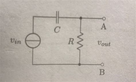 Solved In Lab You Build The Filter Circuit Shown Where You