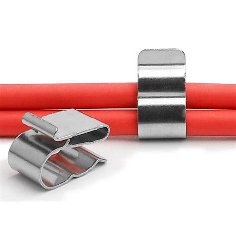 Badu Bg 50 20 бр Скоби за кабелни скоби за соларен панел Скоби за кабели от неръждаема стомана