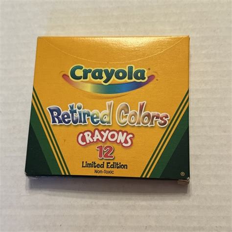2003 Crayola Crayon Retired Colors 12 Limited Edition Unused Rare