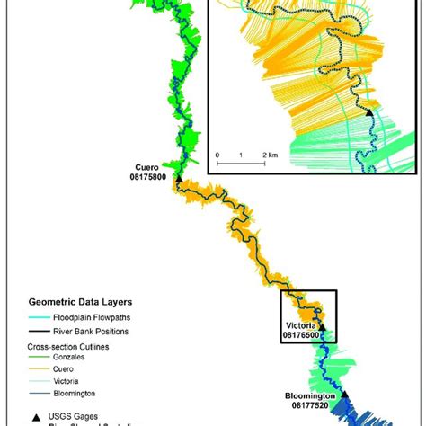 Flood Inundation Extent And Depth Maps For Nine Modeled Events The