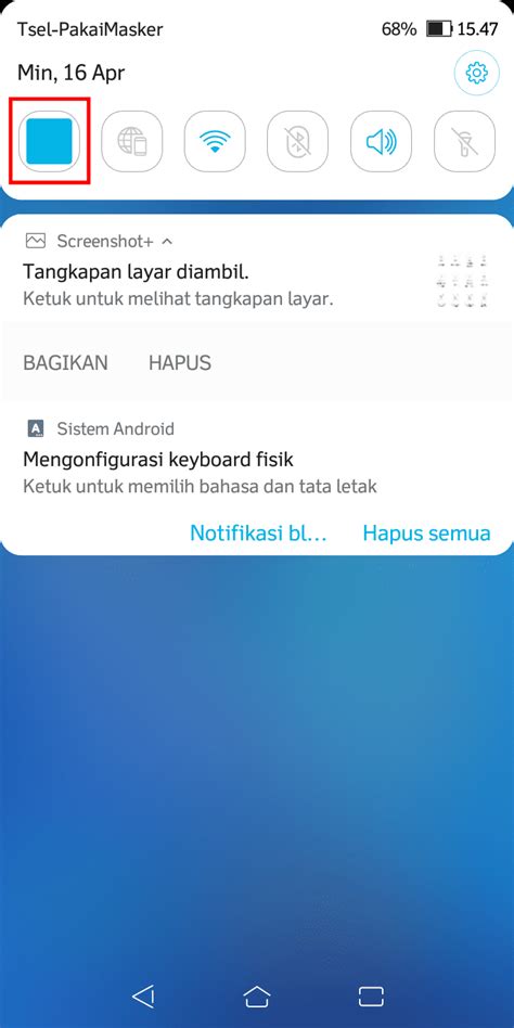 Cara Buka Whatsapp Langsung Dari Quick Setting Hp