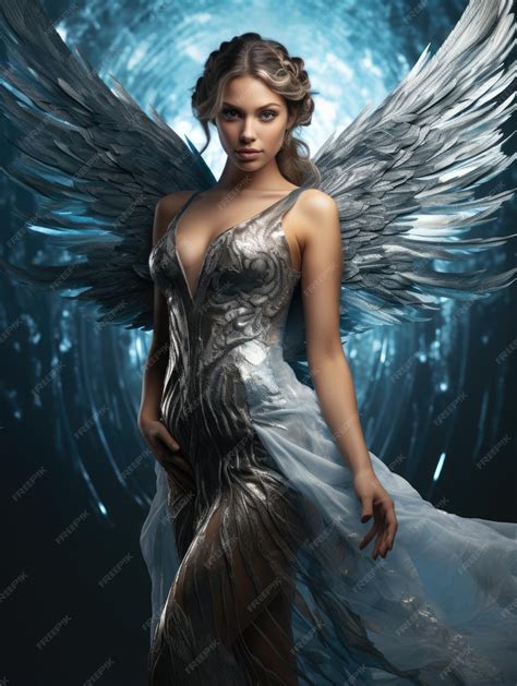 Premium AI Image | Beautiful woman angel pregnant with son of god holy ...