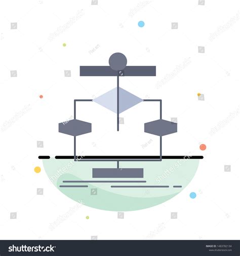 Algorithm Chart Data Diagram Flow Flat Stock Vector Royalty Free 1483782134 Shutterstock