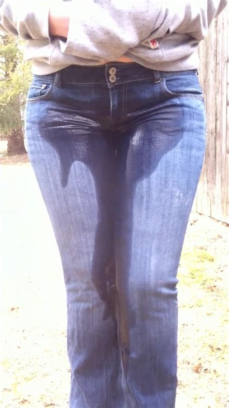 Wetting Jeans In The Forest