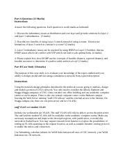 Part A Questions Docx Part A Questions Marks Instructions Answer The Following Questions