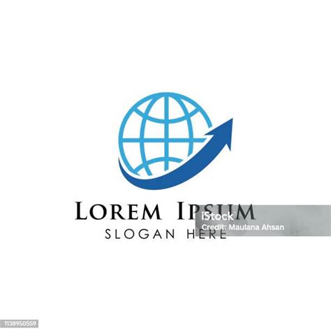 세계 금융 비즈니스 아이콘 기호 템플릿입니다 화살표 벡터 아이콘 기호를 가진 지구 개발에 대한 스톡 벡터 아트 및 기타 이미지 개발 개체 그룹 경제 Istock