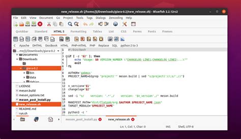 Bluefish Editor Released With Improved Python Compatibility Open Source Society Malta