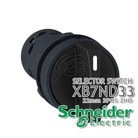Jual Selector Switch Monolitik 3 Posisi Schneider Xb7nd33 Shopee Indonesia