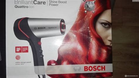 Фен BOSCH Quattro-Ion PHD5767 - «Всё по полочкам. Отличный фен, но ...
