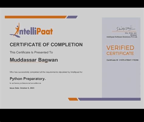 Muddassar Bagwan On Linkedin Datascience Pythoncertified
