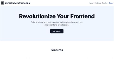 Microfrontends Multi Zones