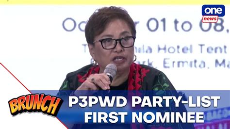 Brunch | Ex-Comelec exec Guanzon is P3PWD party-list first nominee ...