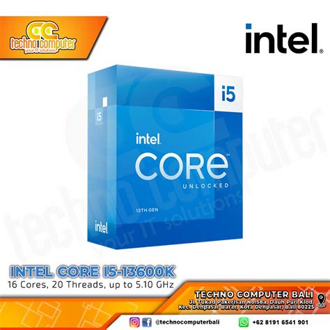 Processor Intel Core I5 13600k 14 Cores 20 Threads Up To 5 10ghz Socket Lga1700