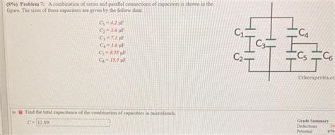 Solved Problem A Combination Of Series And Parallel Chegg